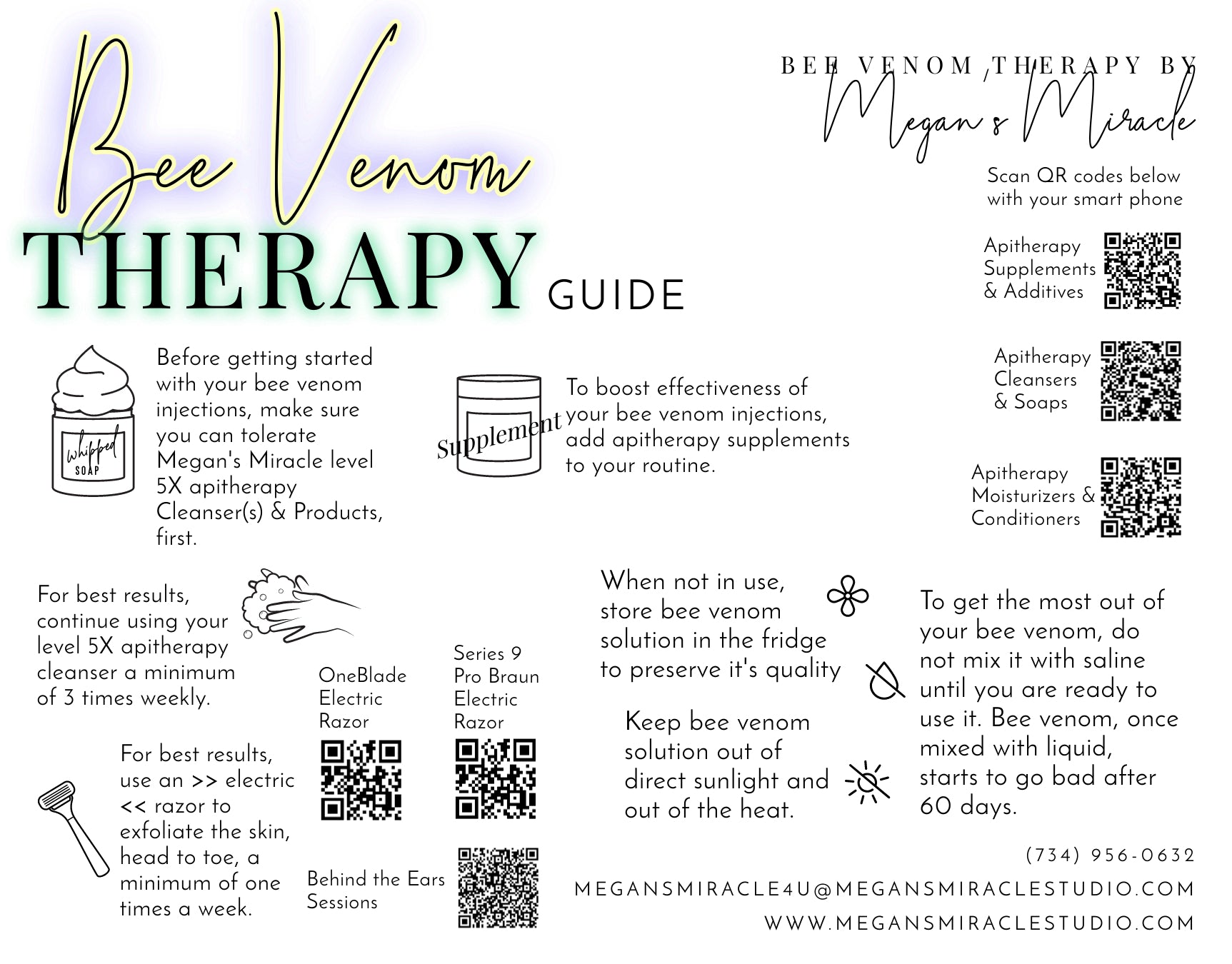 Natural Grade Bee Venom Therapy Kit – Megan’s Miracle